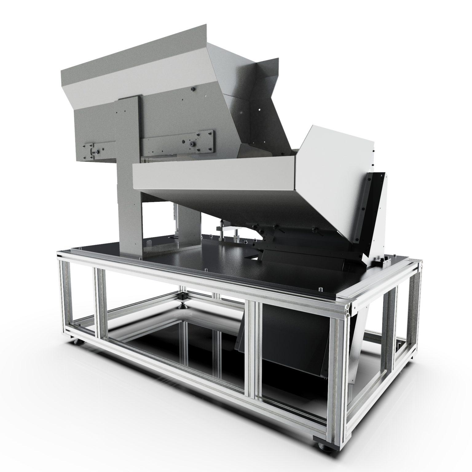 Carlson Engineering | S12.0 Screw Step Feeder With Conveyor Hopper