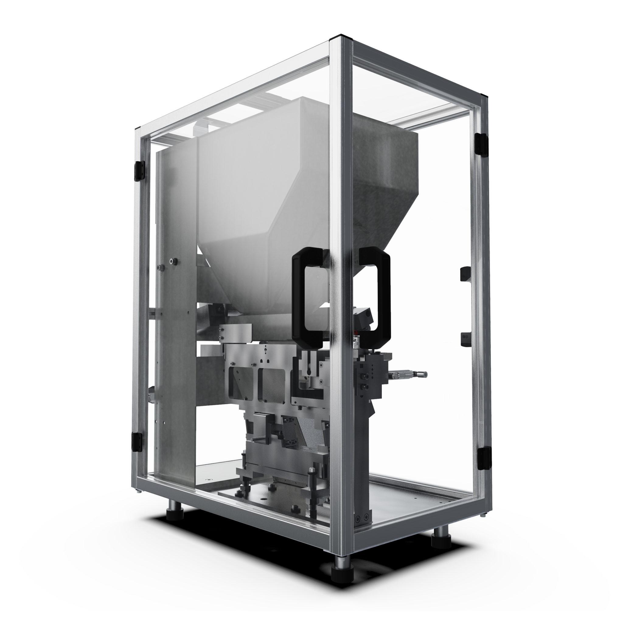 Carlson Engineering | S3.5 Screw Step Feeder Enclosed With Hopper